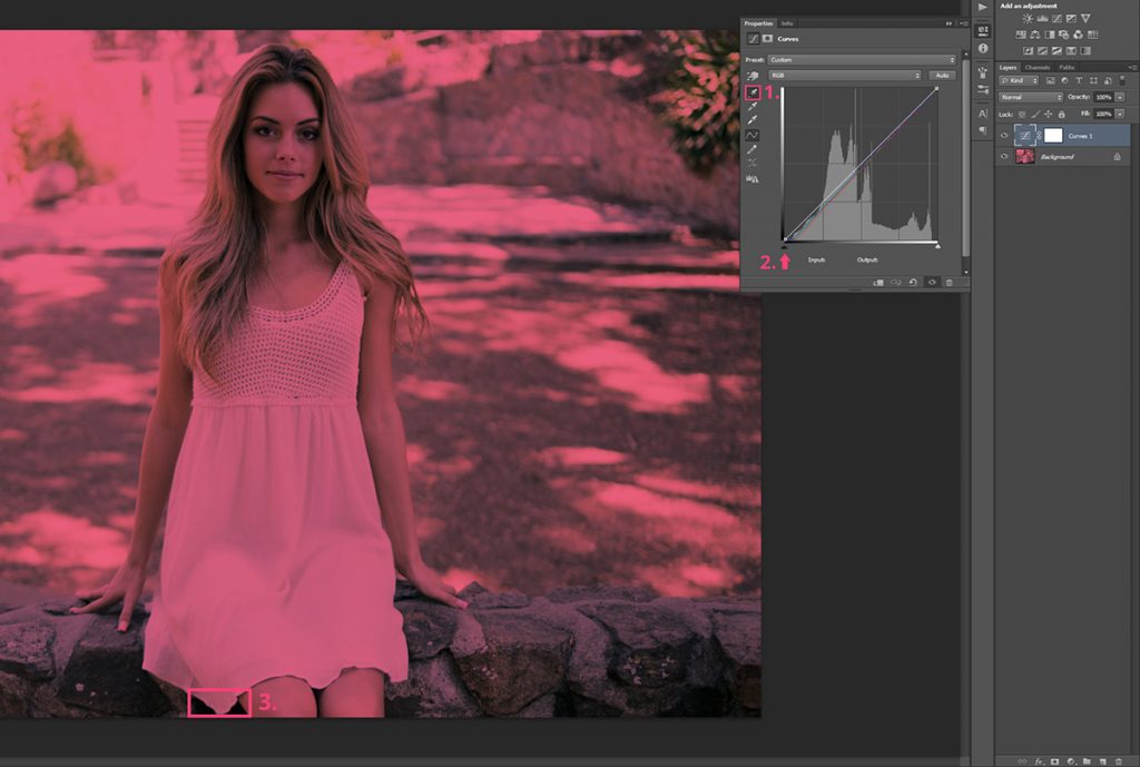 Color Correction with Curves Adjustment Layer - Graphicadi
