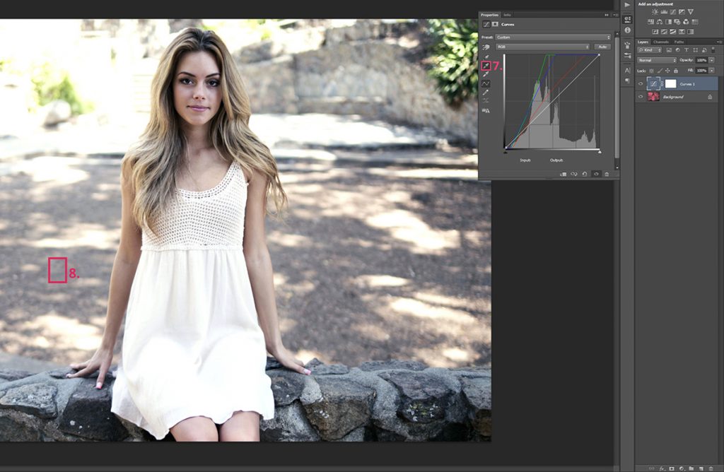Color Correction with Curves Adjustment Layer - Graphicadi