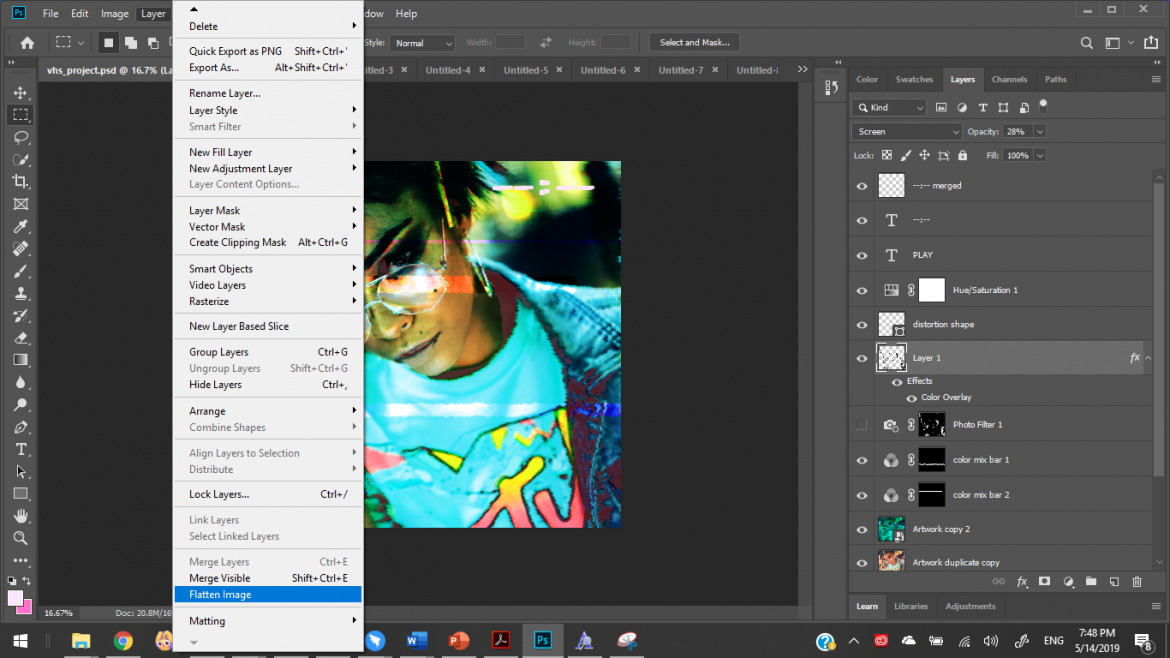 How to merge layers in Photoshop - Graphicadi